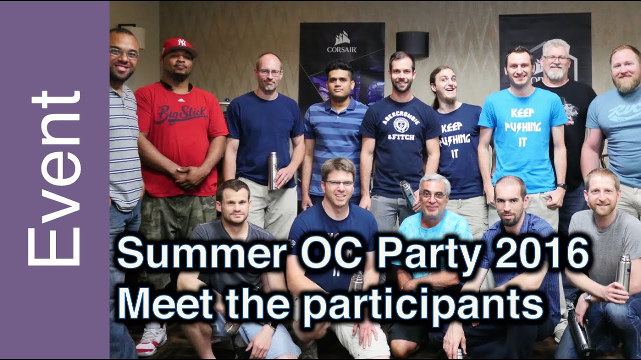 Meet the participants - Summer OC Party 2016 - YouTube