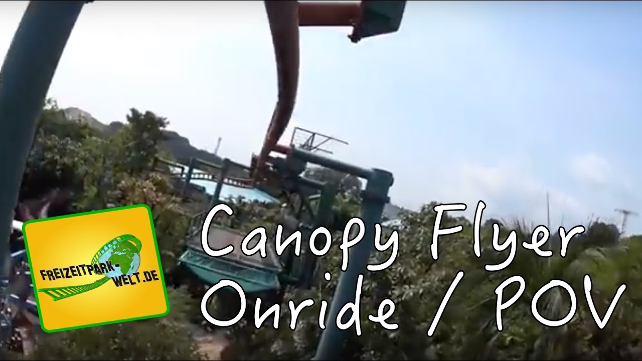 Canopy Flyer - Onride - Universal Studios Singapore - YouTube