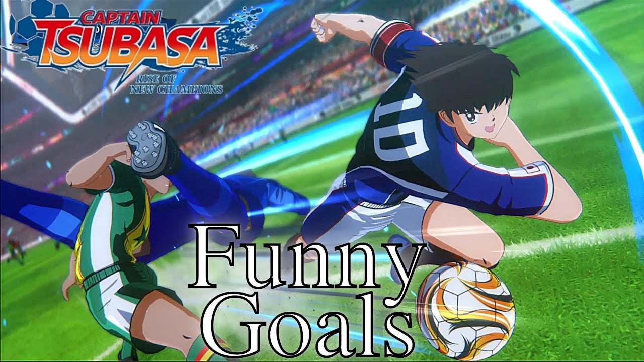 Funniest Goals in Soccer Gaming & Unique Goals | Captain Tsubasa Rise ...