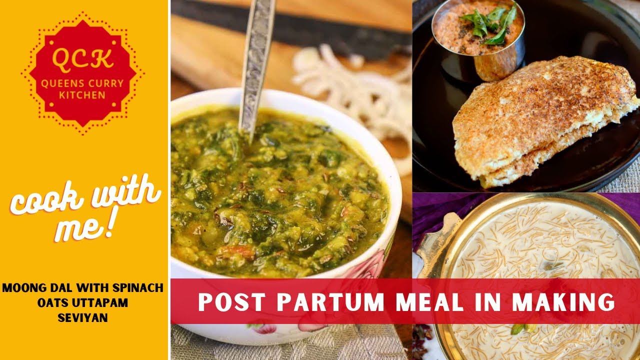 4 Dishes for Post Partum Meal in Making | Join Me | Queens Curry ...