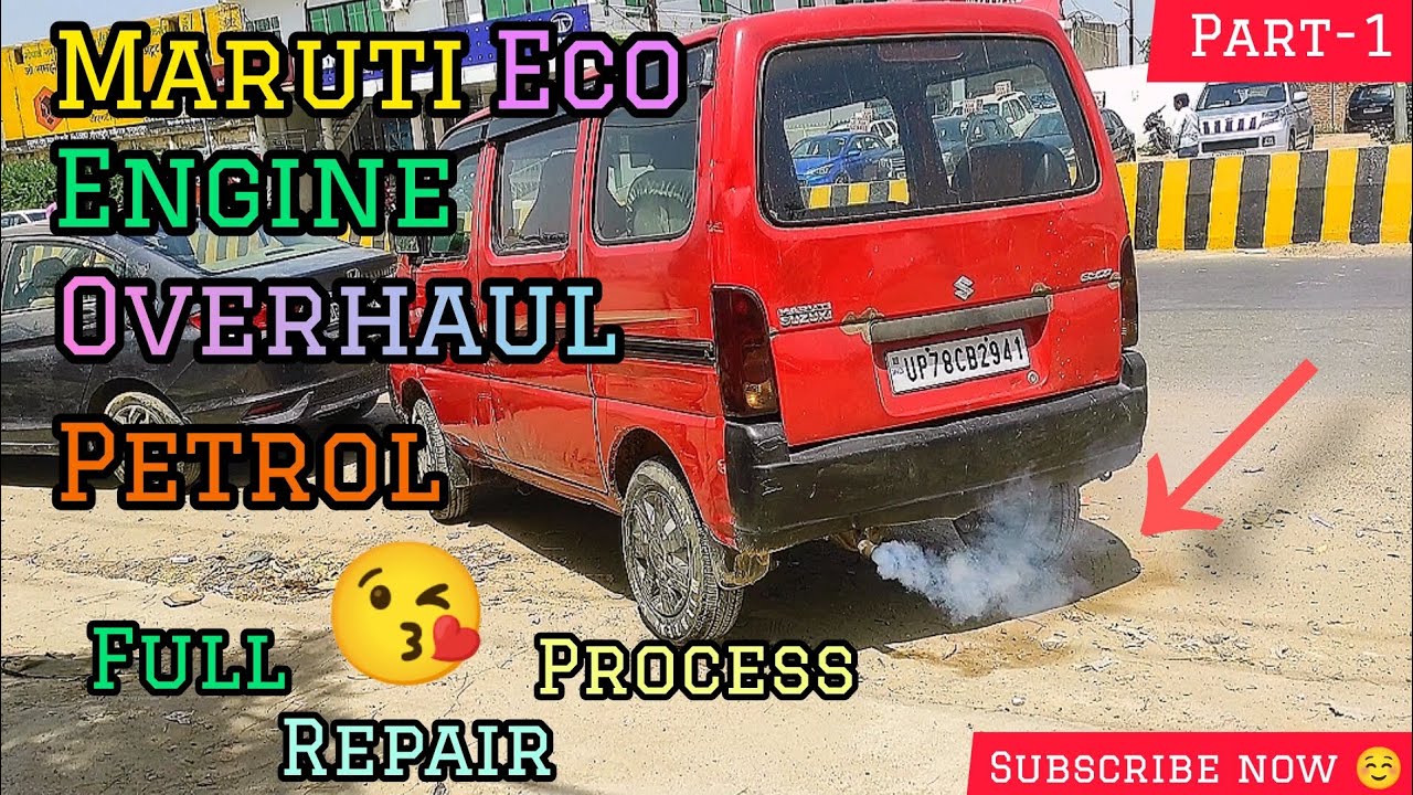 Maruti eco Engine Overhaul Petrol ⛽ | Maruti eco full engine repair ...