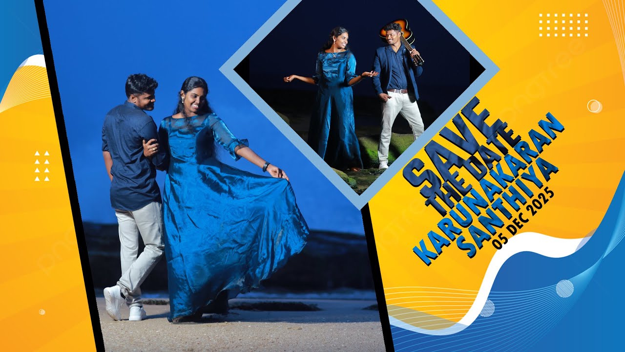 Save the date | Karunakaran + Santhiya | Focus Digital Studio, Vallioor ...