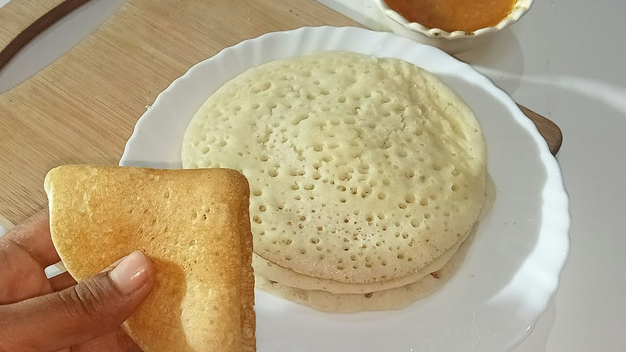 Appam Recipe | Only 3 Ingredients Instant Rava Appam Recipe |How to ...