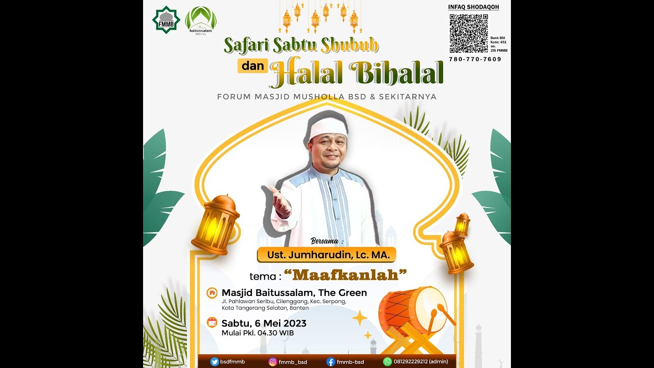 HALAL BI HALAL - S3 FMMB - Masjid Baitussalam The Green BSD - YouTube