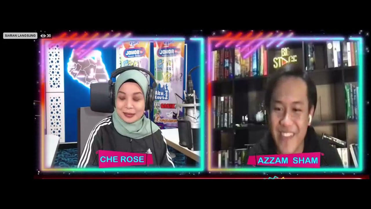 Azzam Sham - Johorfm Interview [14 August 2021] - YouTube
