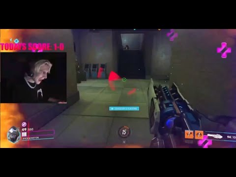 xQc does the most soy scream ever while playing OW2 - YouTube