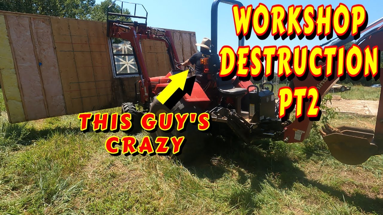 THIS COULD GO BAD!!! tiny house, homesteading, off-grid cabin build DIY ...