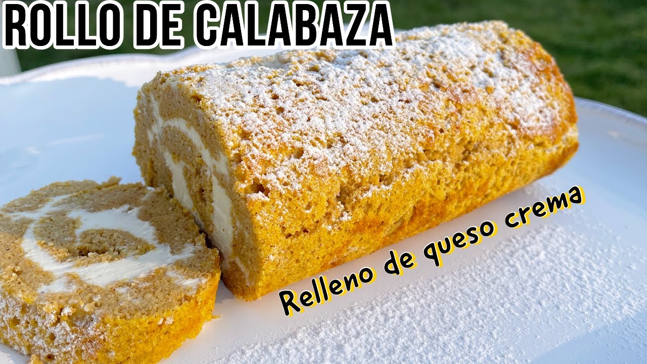 ROLLO DE CALABAZA KETO| DIETA KETO | DIETA CETOGENICA - YouTube