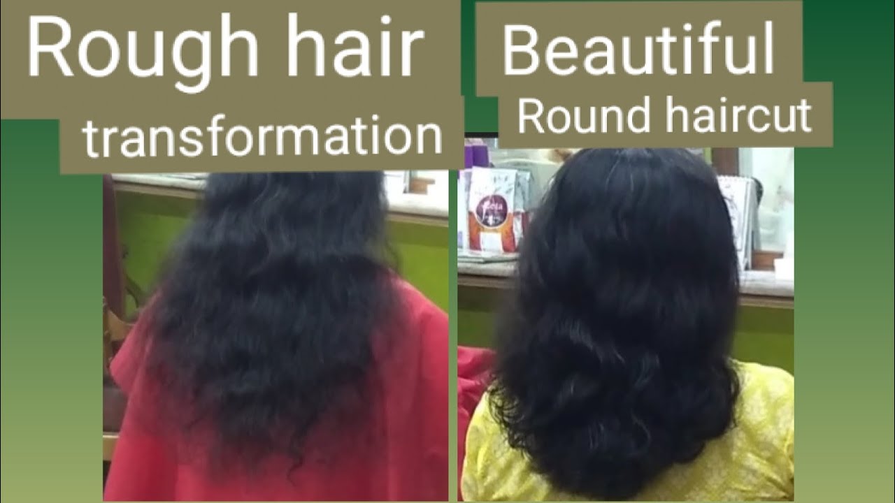 Rough hair transformation ## How to cut rough hair and get beautiful ...