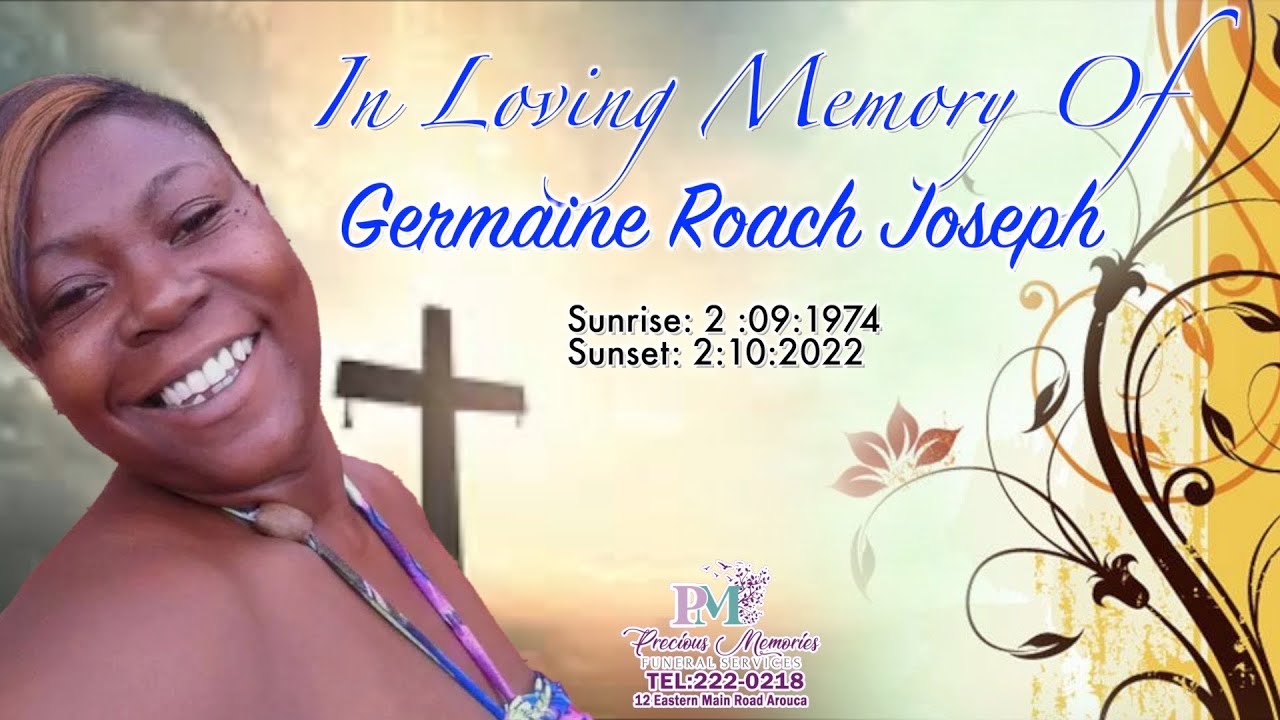 Germaine Roach Joseph Funeral Service - YouTube