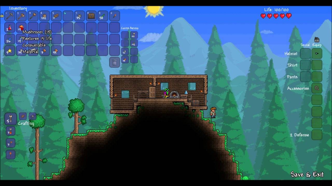 XavLer Plays Terraria - Rainbow Dwarf - 005 - YouTube