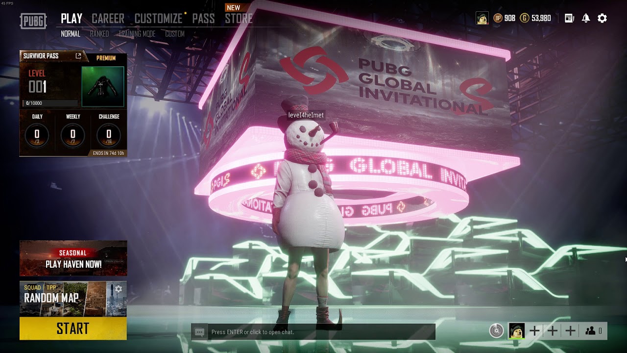 PUBG GLOBAL INVITATIONAL LOBBY AND MUSIC - YouTube