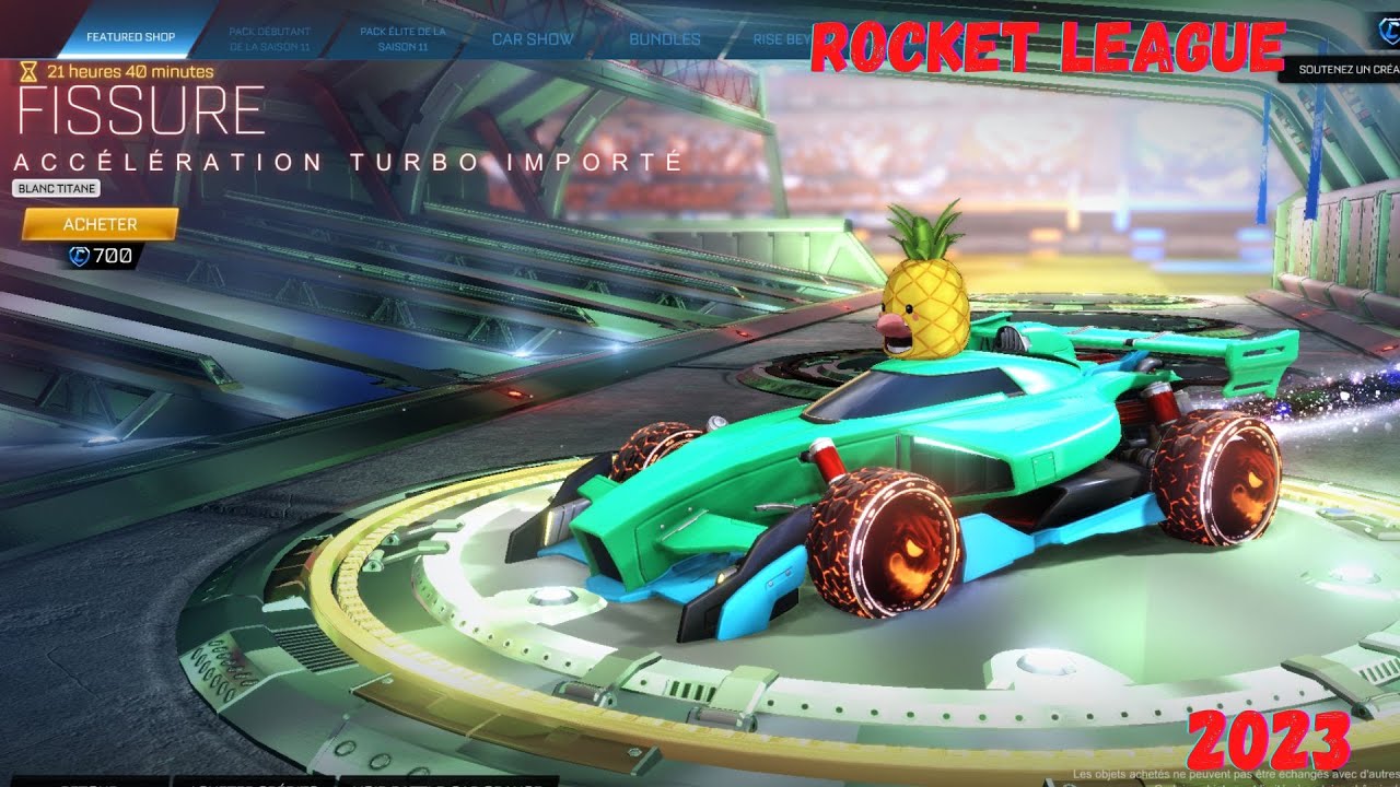 *NEW* FISSURE AUTO BOUTIQUE 29 JUIN 2023 ROCKET LEAGUE ITEM SHOP ...