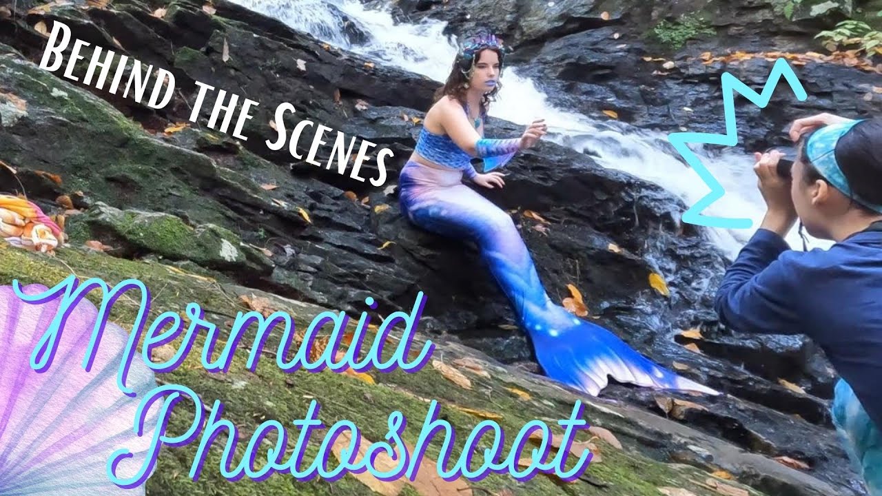 Waterfall Mermaid Photoshoot | Behind the Scenes! - YouTube