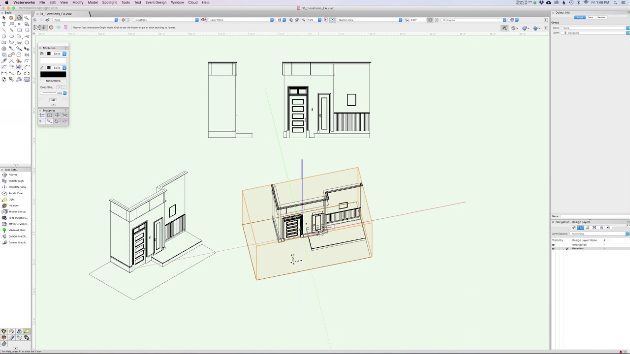 Elevations and Sections for TV & Film: Vectorworks 2018 - YouTube
