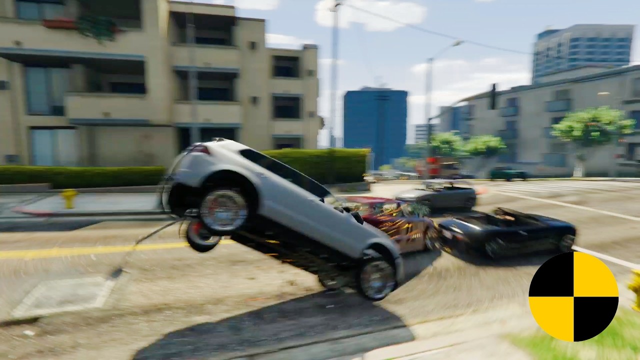 GTA 5 Real Car Crash Test V.I 102 - YouTube