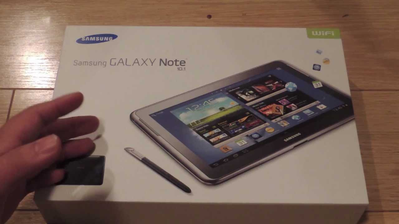 Samsung Galaxy Note 10 1 Unboxing Youtube