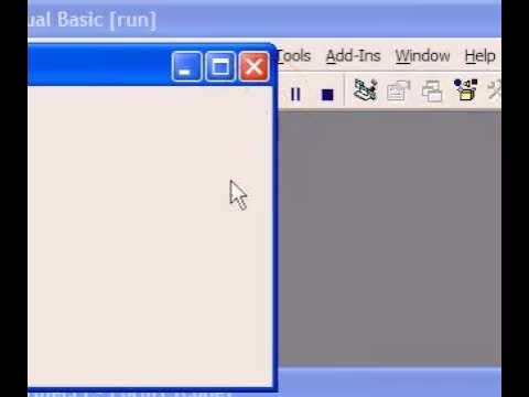 Visual Basic Move A Form Without ControlBox - YouTube