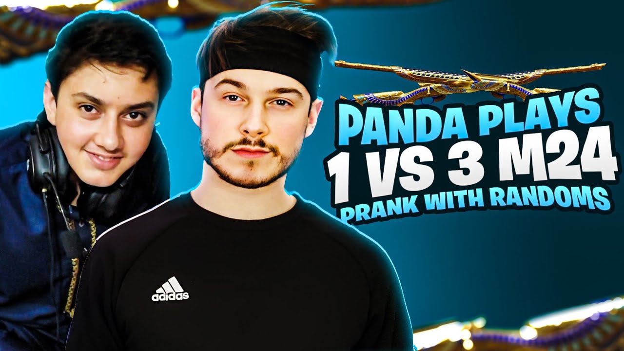@Panda. PLAYING 1 VS 3 M24 | PRANK WITH RANDOMS | 6-FINGERS CLAW 90 FPS ...