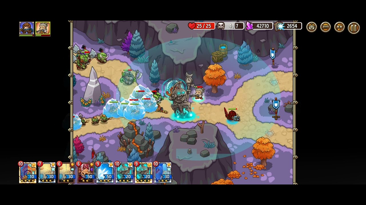 Crazy Defense Heroes Wildland 12 Quincy Quarrel hard Totem of Might ...