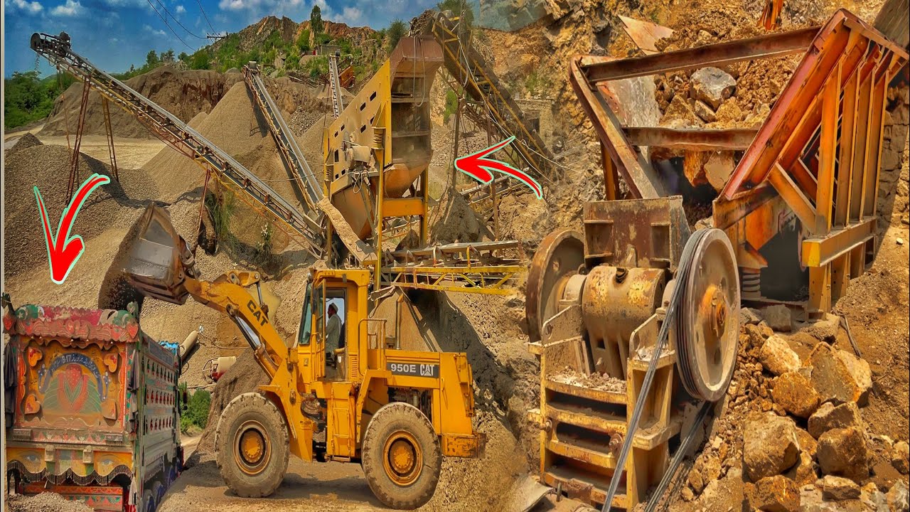 How To Make Manufactured Sand From Crushing Rocks | Making Stone Crush ...