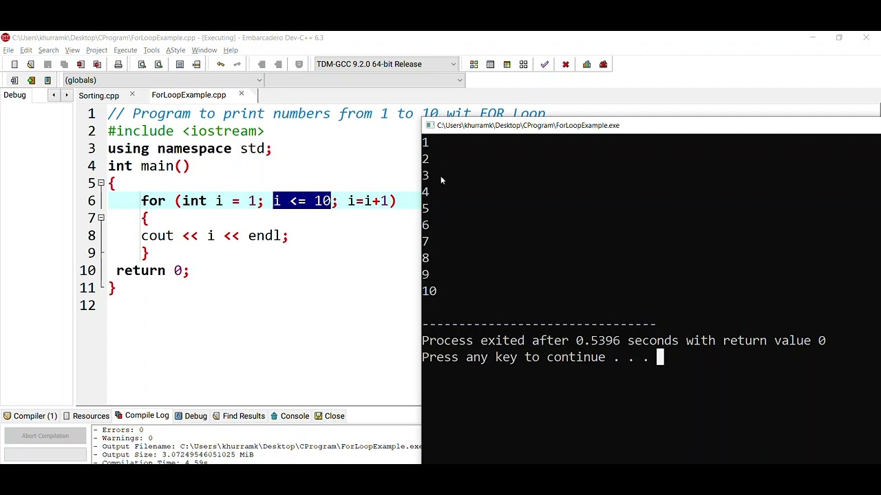 23 For Loop Implementation Youtube