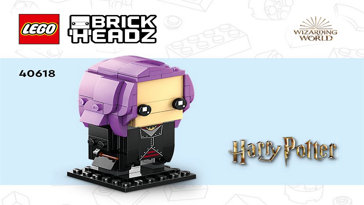 LEGO instructions - BrickHeadz - 40618 - Kingsley Shacklebolt ...