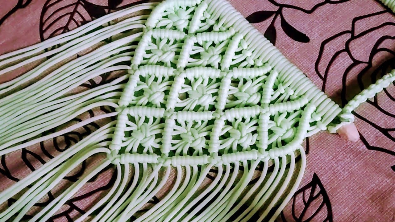 Macrame bangles Hanger banana - YouTube