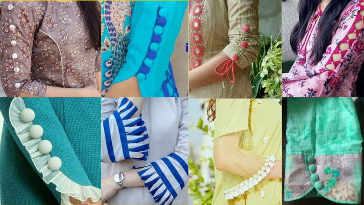 50+Latest sleeves design /ideas | baju design | sleeves design for ...