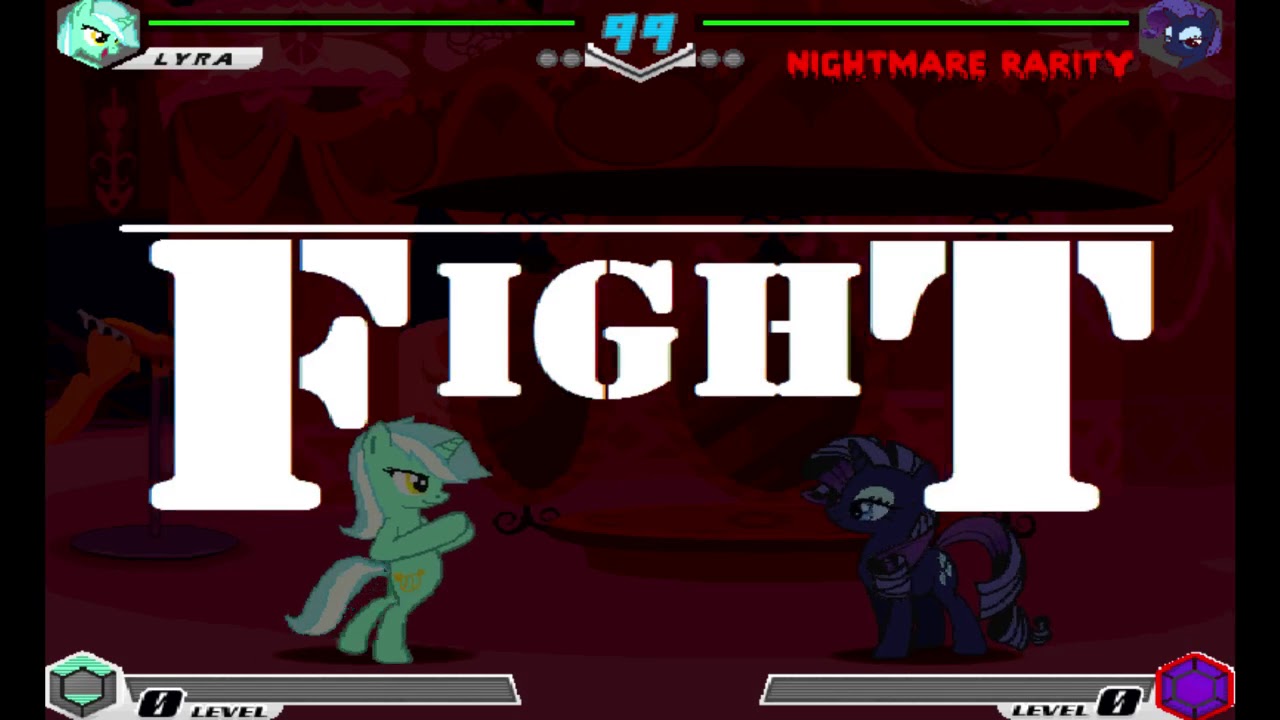 My Little Pony Fighting is Magic Lyra playthrough - YouTube