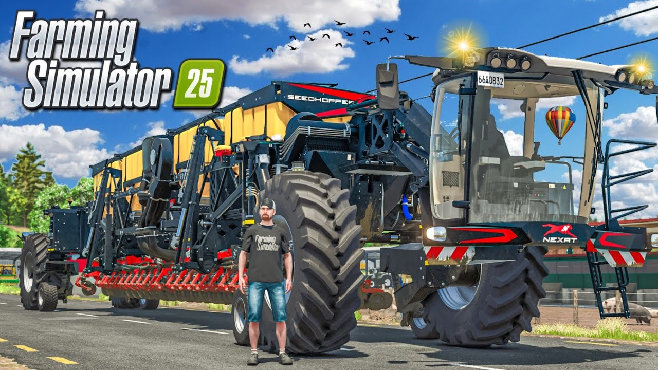 Planting Mega Corn with NEXAT In Fs25 | Farming Simulator 25 | - YouTube