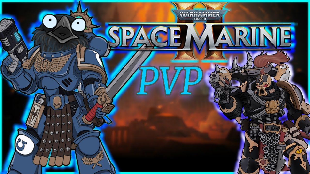 Chad Chaos Marine steps on Beta Space Marine: Space Marine 2 PVP - YouTube