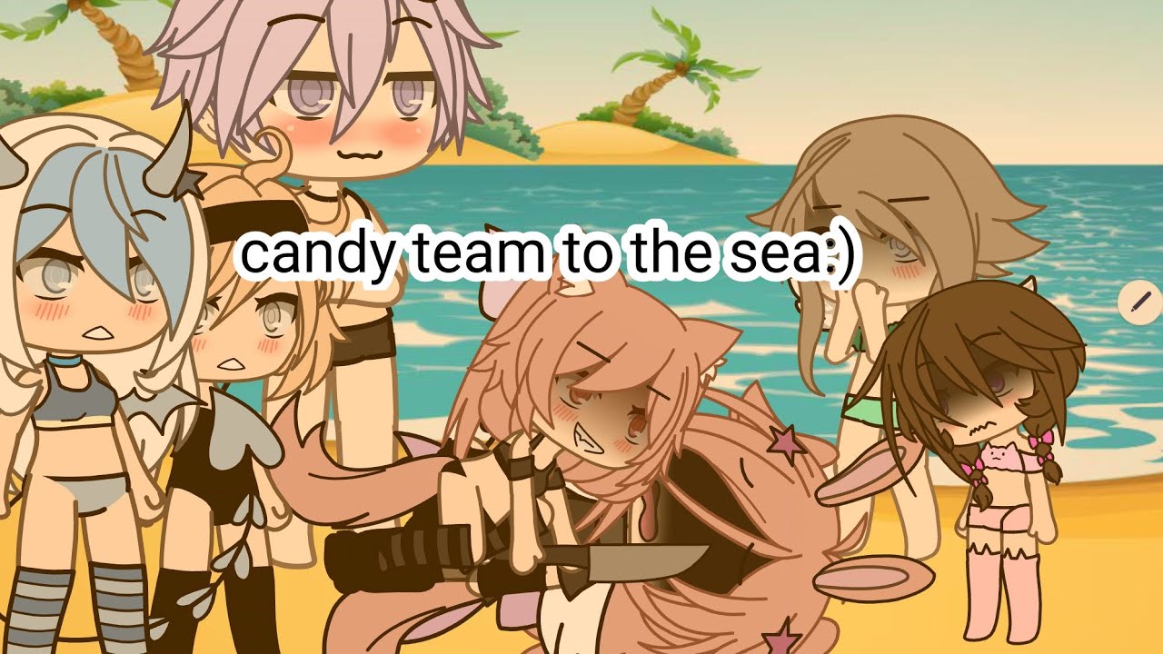 (candy team to the sea:)) by solomia sweets (Gacha life) - YouTube