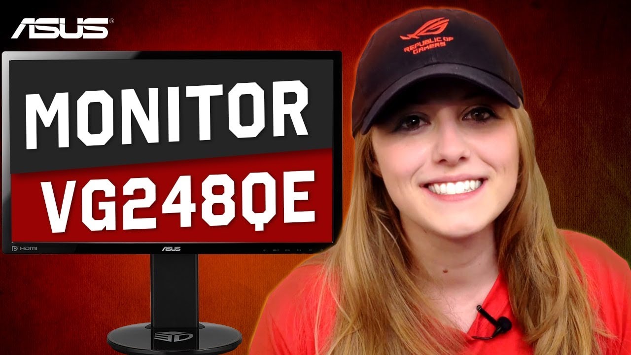Monitor Gaming ASUS VG248QE com 24 polegadas resolução e 144Hz! - YouTube