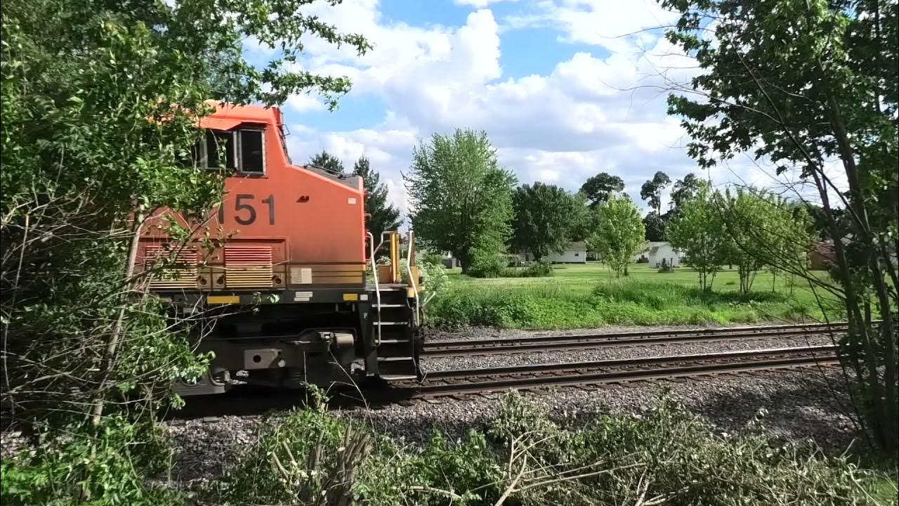 K5HLA! BNSF 6151 West in Wyanet, IL 6/6/21 - YouTube
