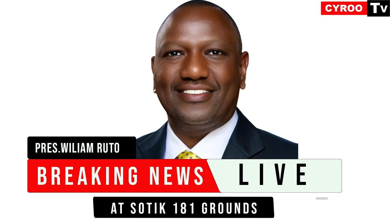 LIVE: PRESIDENT WILLIAM RUTO LIVE AT SOTIK 181 GROUNDS - YouTube