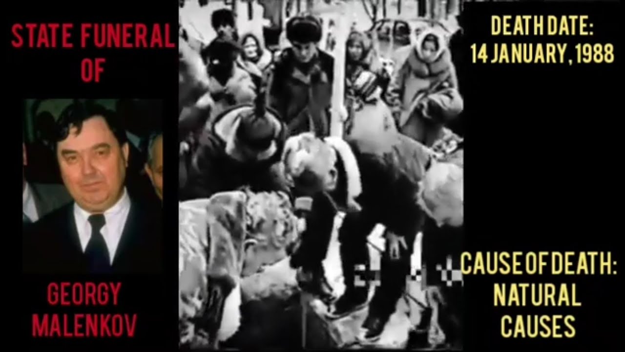 Funeral of the Leaders of the Soviet Union with the Soviet Anthem ...