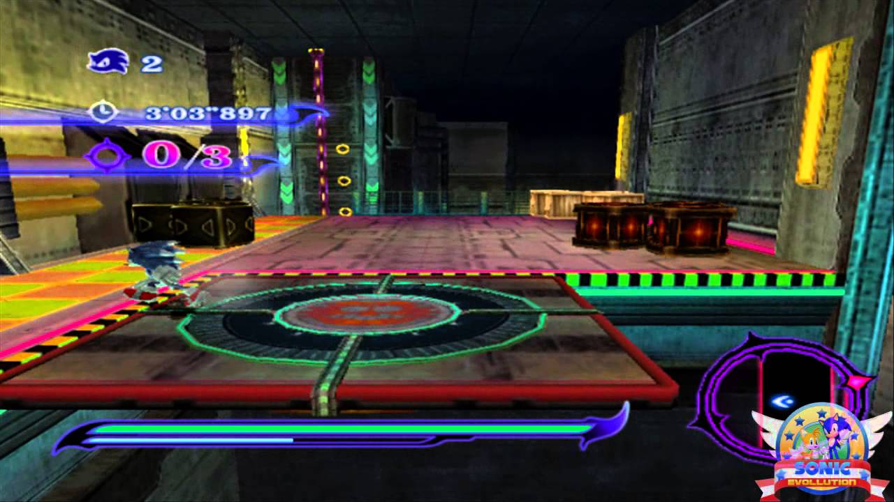 Sonic Unleashed (PS2) | Eggmanland - Eggmanland - Night Stage: Level 4 ...