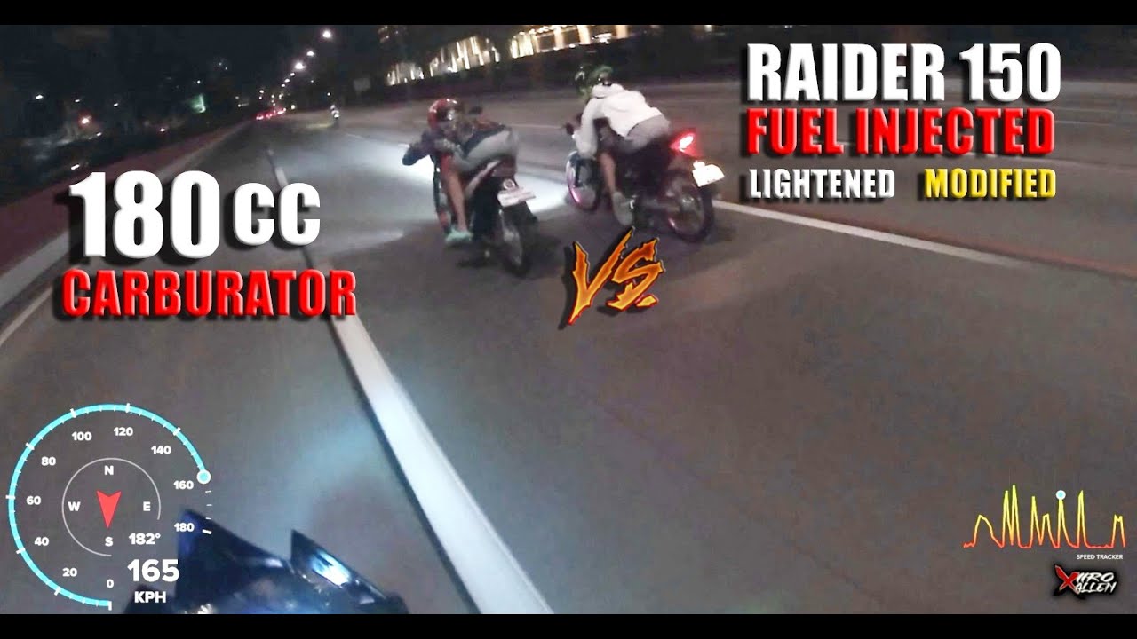 Raider 180cc VS Raider FI (Modified) - Nang SCAM na naman si Stalker ...