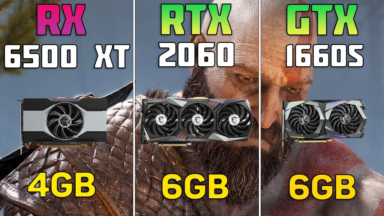 RX 6500 XT vs RTX 2060 vs GTX 1660 Super - 10 Games Test - YouTube