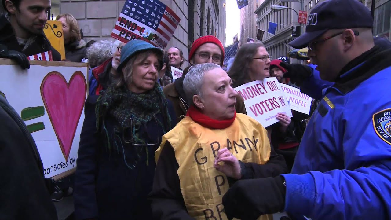 Reverend Billy and the Stop Shopping Choir Wall St. Performance - YouTube