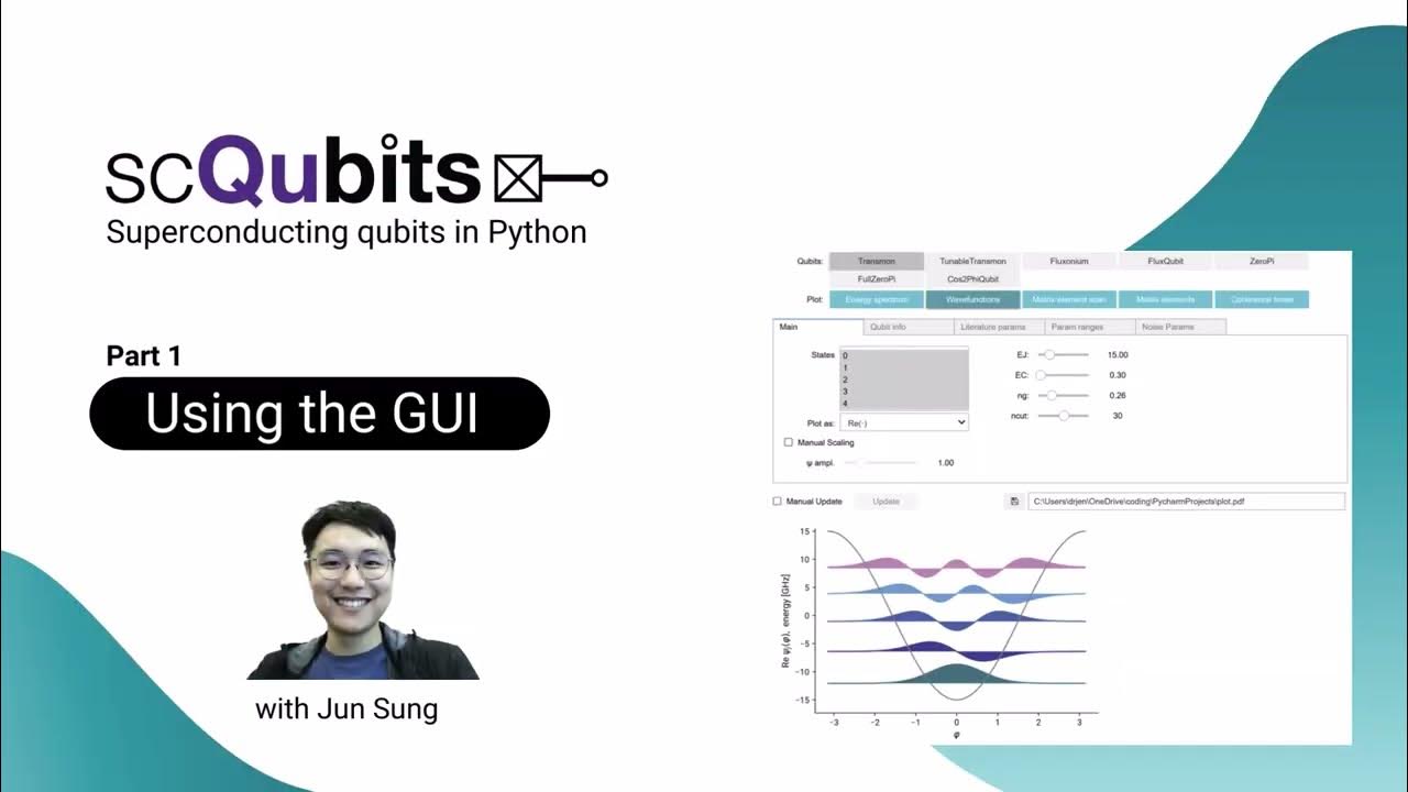 scqubits Tutorial 1: GUI - YouTube