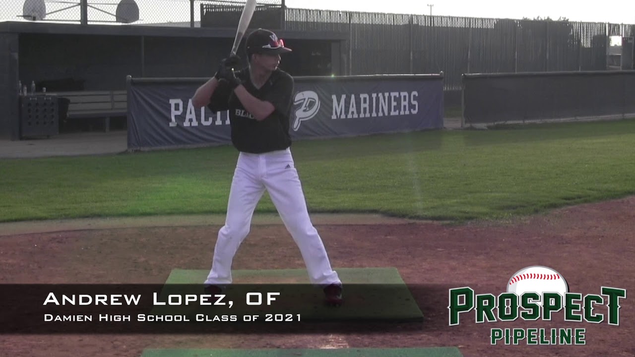 Andrew Lopez Prospect Video, OF, Damien High School Class of 2021 - YouTube