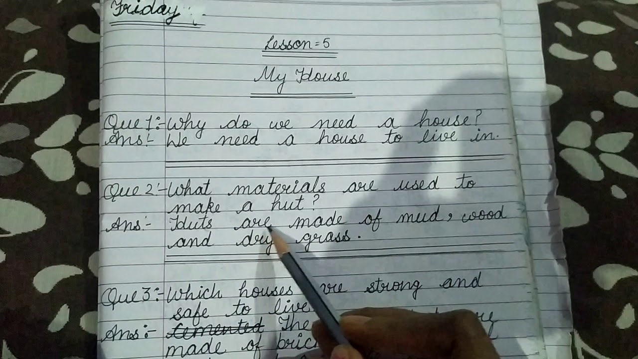 Class 2 Explanation Of Question answer Of Lesson 5 My House YouTube class-2-explanation-of-question-answer-of-lesson-5-my-house-youtube