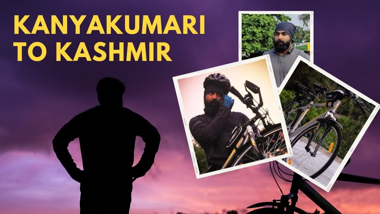 K2K, Kanyakumari to Kashmir Solo Bicycle Expedition By Emil Aju | Happy ...
