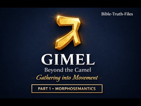 Gimel (ג) Part 1: Beyond the Camel - Gathering into Movement - YouTube