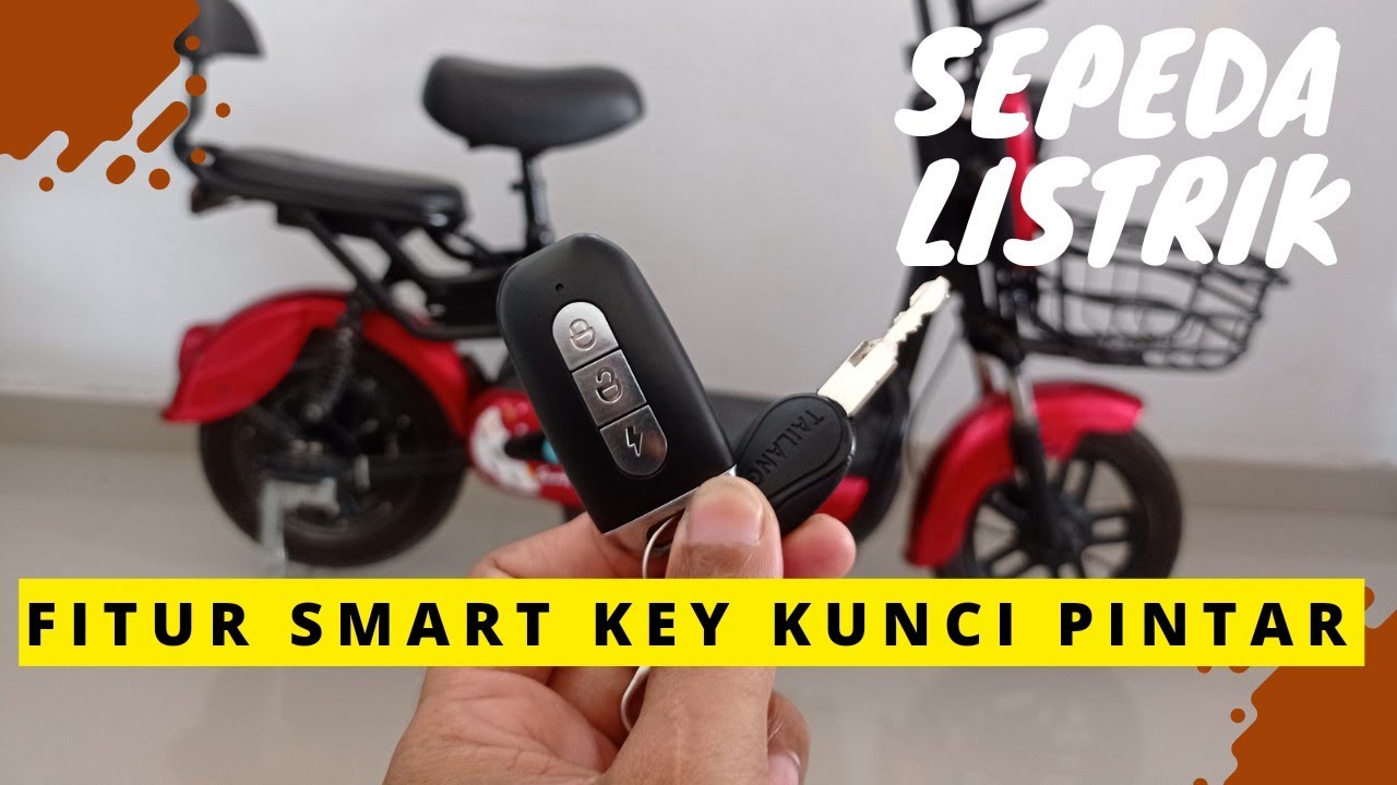 KUNCI SEPEDA LISTRIK SUNRACE SUDAH SMART KEY KUNCI PINTAR - YouTube