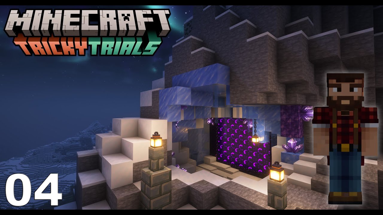 Icy Nether Portal | Let's Play Minecraft 1.21 | Episode 04 - YouTube