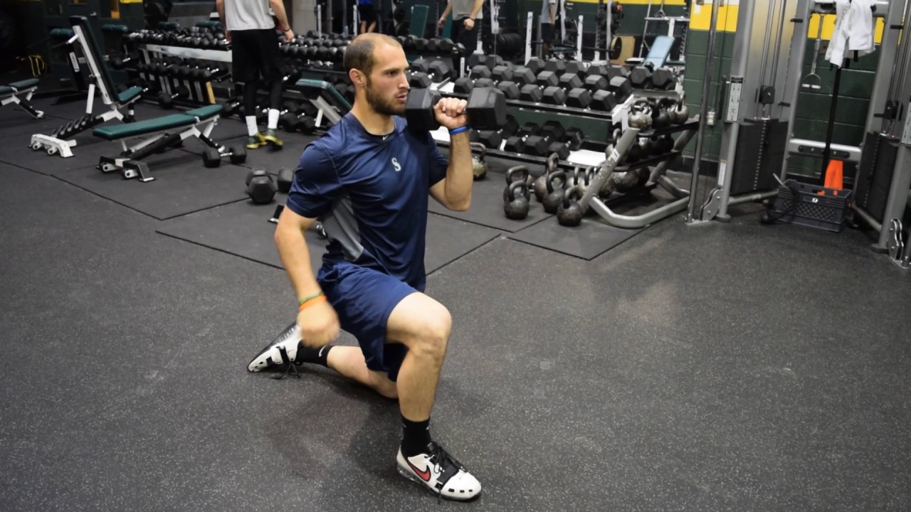 Half kneeling DB SA OHP - YouTube