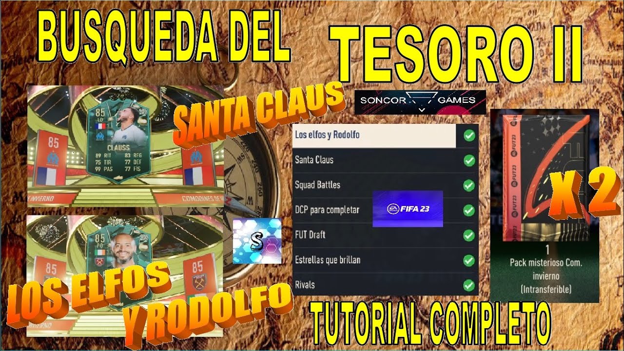 FIFA 23 COMO COMPLETAR BUSQUEDA DEL TESORO COMODINES DE INVIERNO II ...
